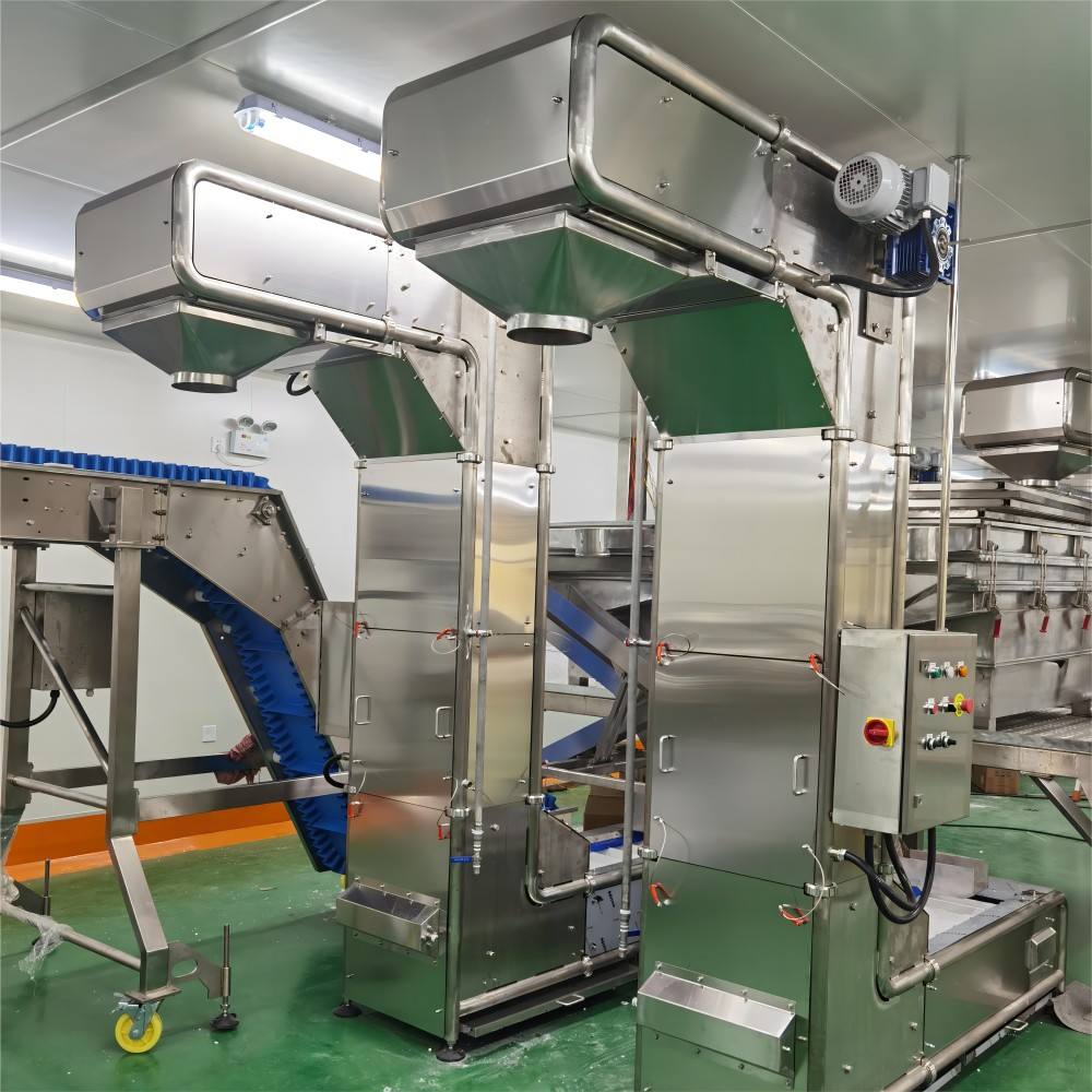 High quality food grade plastic hopper horizontal conveyor Z type ...